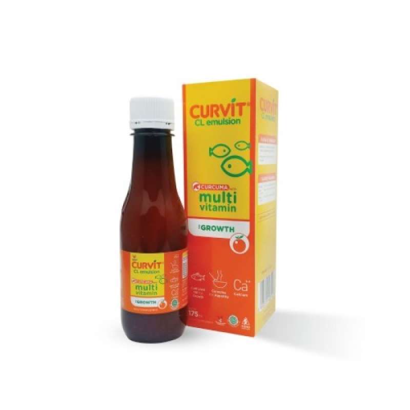 Jual Curvit CL Emulsion 175 mL - suplemen pertumbuhan dan daya tahan ...