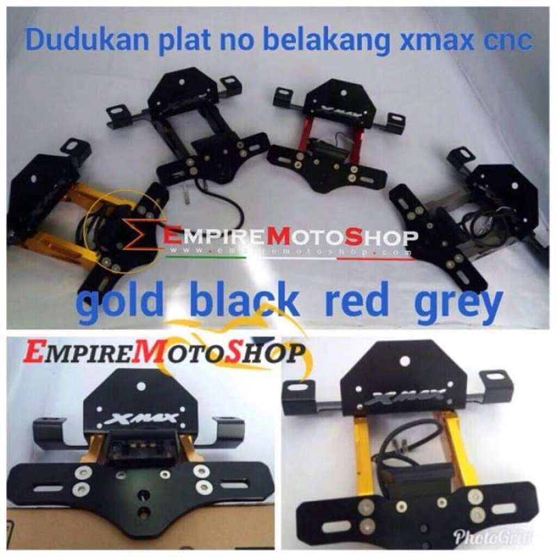Jual Premium Dudukan Plat Nomor Yamaha Xmax CNC Limited di Seller munir ...