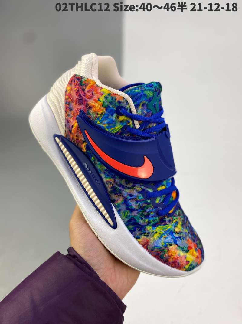 Jual NIKE_ORI Zoom KD 14 EP youth elite Durant Grey Pink cushioned ...