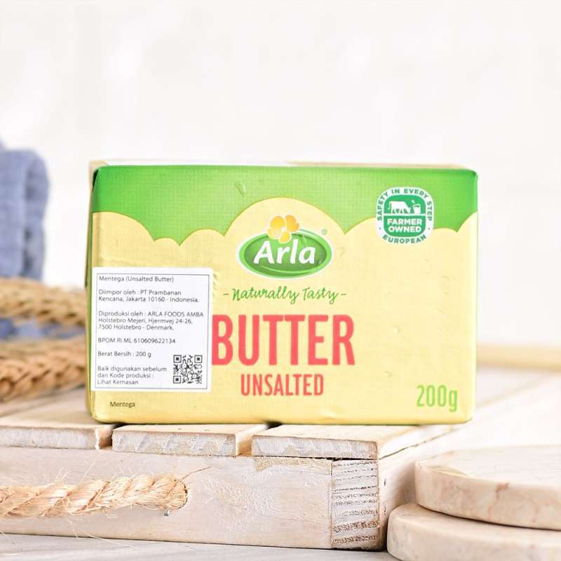 Promo Arla Butter Unsalted 200 g Diskon 17% di Seller Sesa Official ...