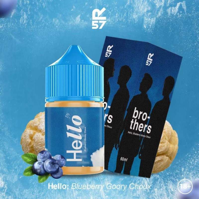 Jual R57 Hello Blueberry Goory Choux 60ML by Hero57 x Brothers - Liquid ...