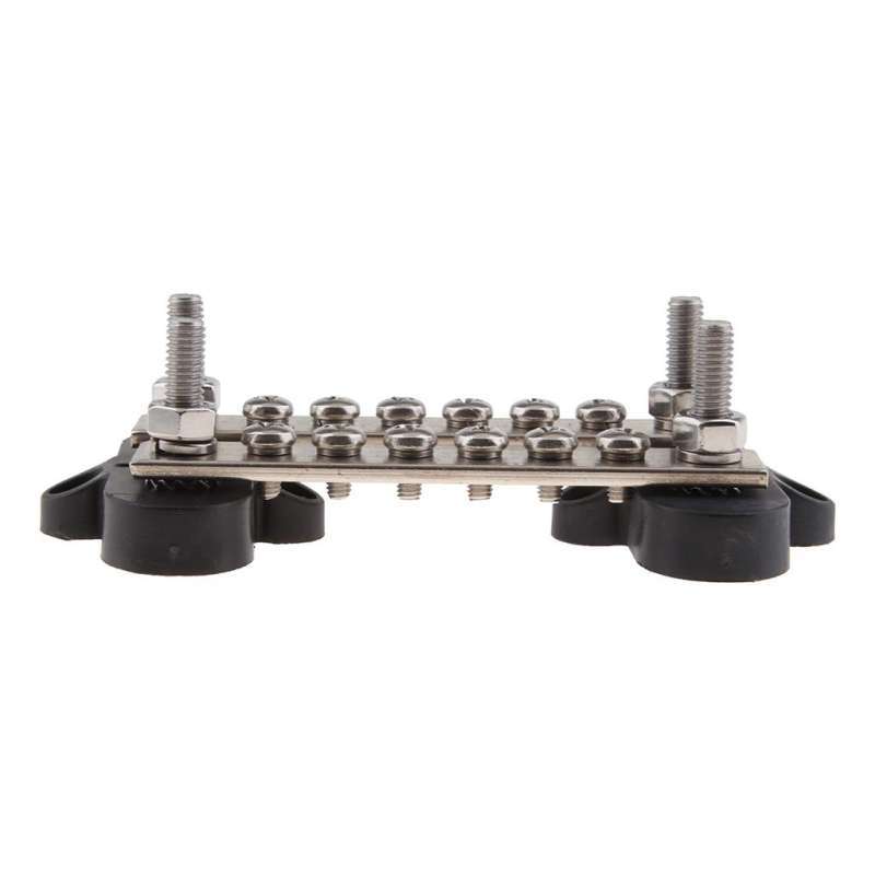 Jual Dual 6 Point Terminal Junction Block Power Post Distribution Buss ...