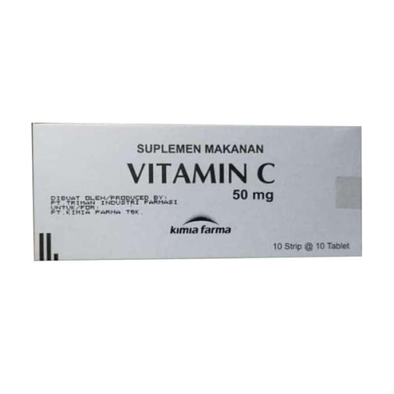 Promo VITAMIN C STRIP 50MG 10 TABLET Diskon 2% di Seller Apotek Pelita ...