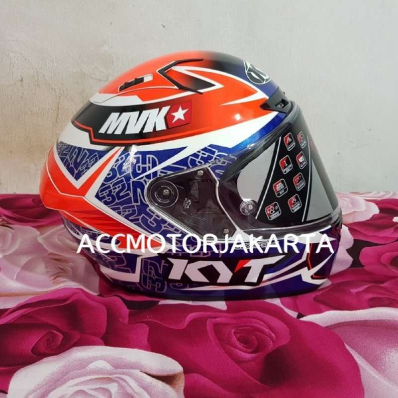 Jual Kyt Nx Race Replica Isaac Vinales Orange Blue, Limited Edition Sni ...