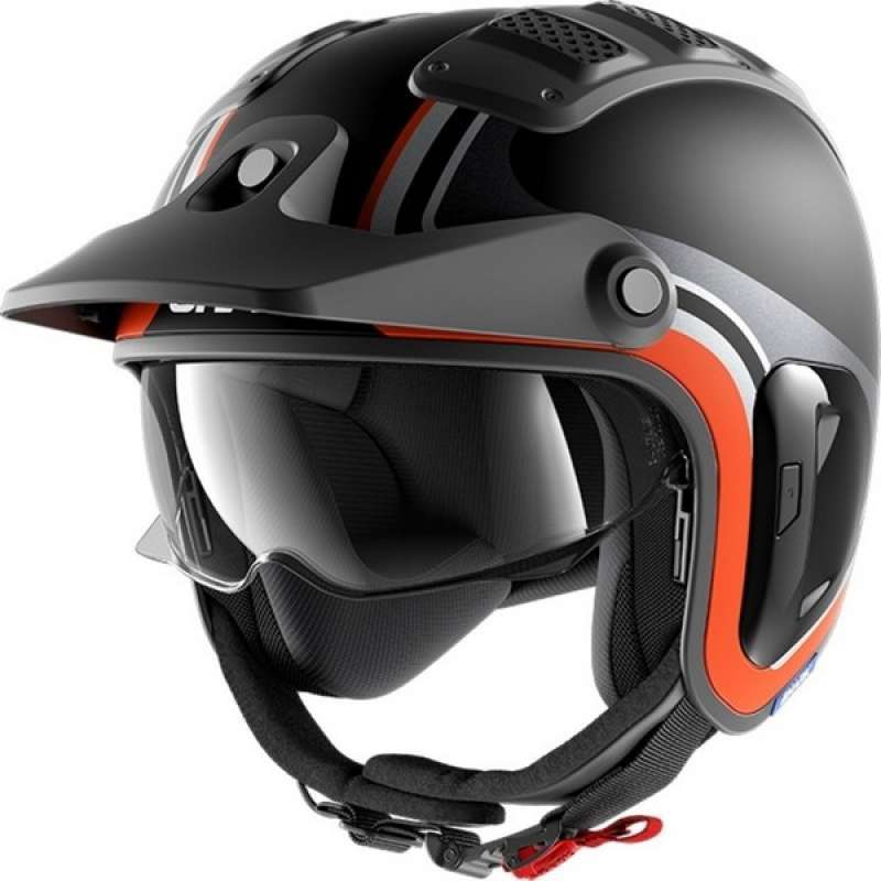 Jual Shark X Drak2 Hister Matt Kao | Helm Motor Half Face | Shark Matt ...