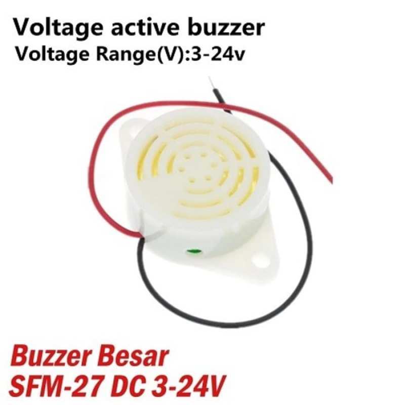 Promo Jual Buzzer Aktif DC 3V - 24V SFM 27 Alarm High decibels Terbatas Diskon 30% di Seller ...