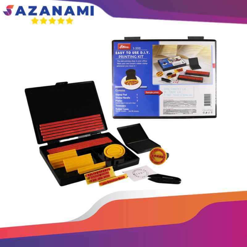 Jual Jual PRINTING KIT SHINY S200 STEMPEL BONGKAR PASANG S200 Murah di ...