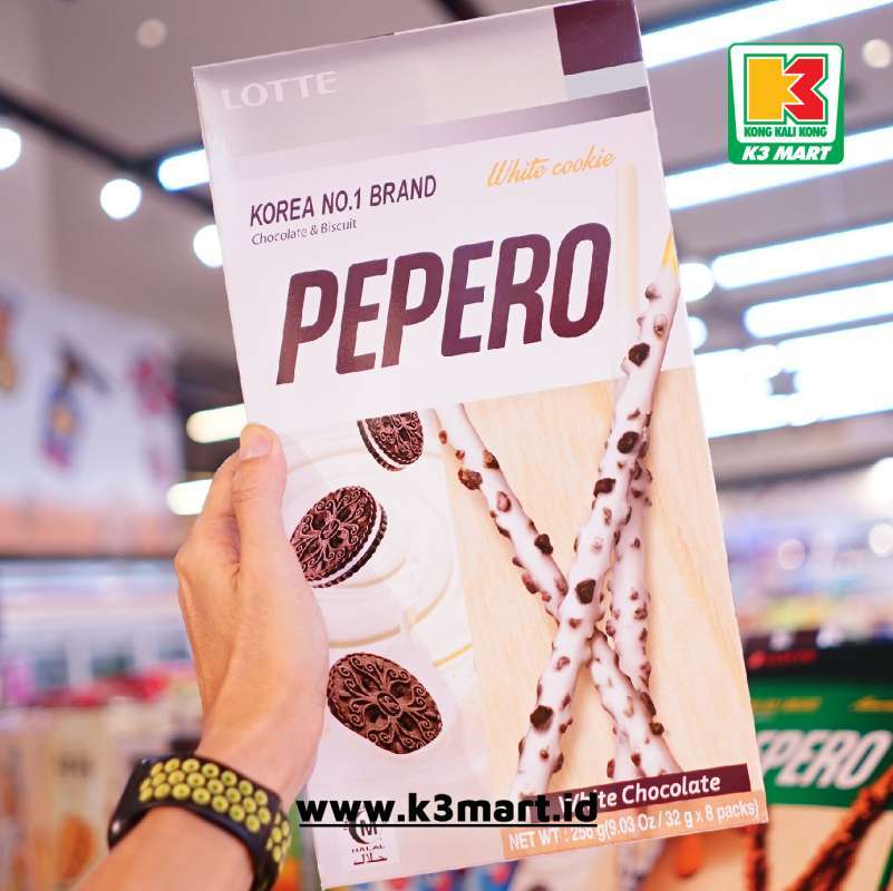 Jual Lotte Pepero White Chocolate Big Pack 8s 6x256gr Di Seller K3mart ...