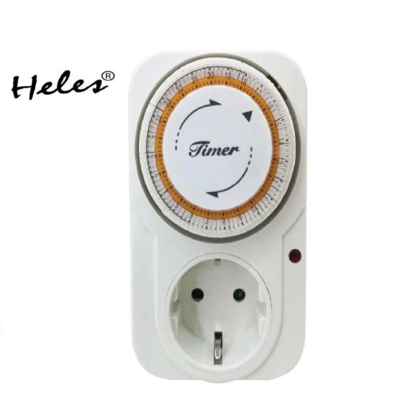 Jual HELES TIMER LISTRIK ANALOG MANUAL MD3 STOP KONTAK WAKTU di Seller ...