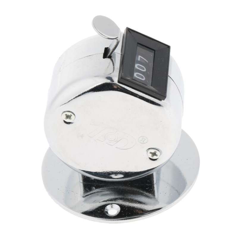 Jual 4 Digit Counting Manual Hand Tally Number Counter Mechanical Click ...