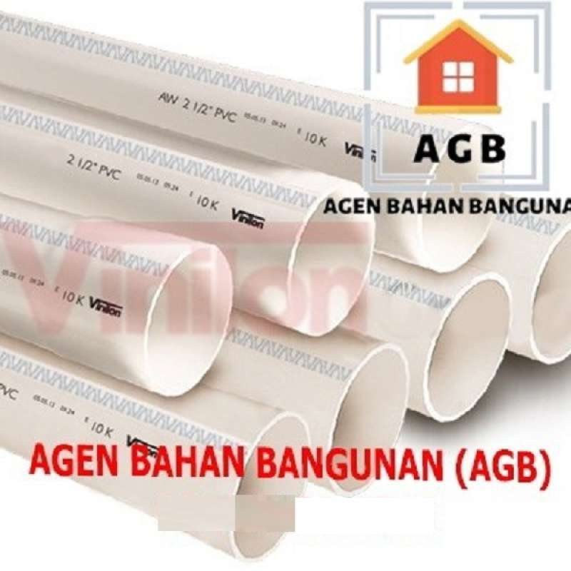 Jual Pipa PVC Vinilon / Pipa Vinilon AW 3 (Grosir) 4 Meter di Seller ...