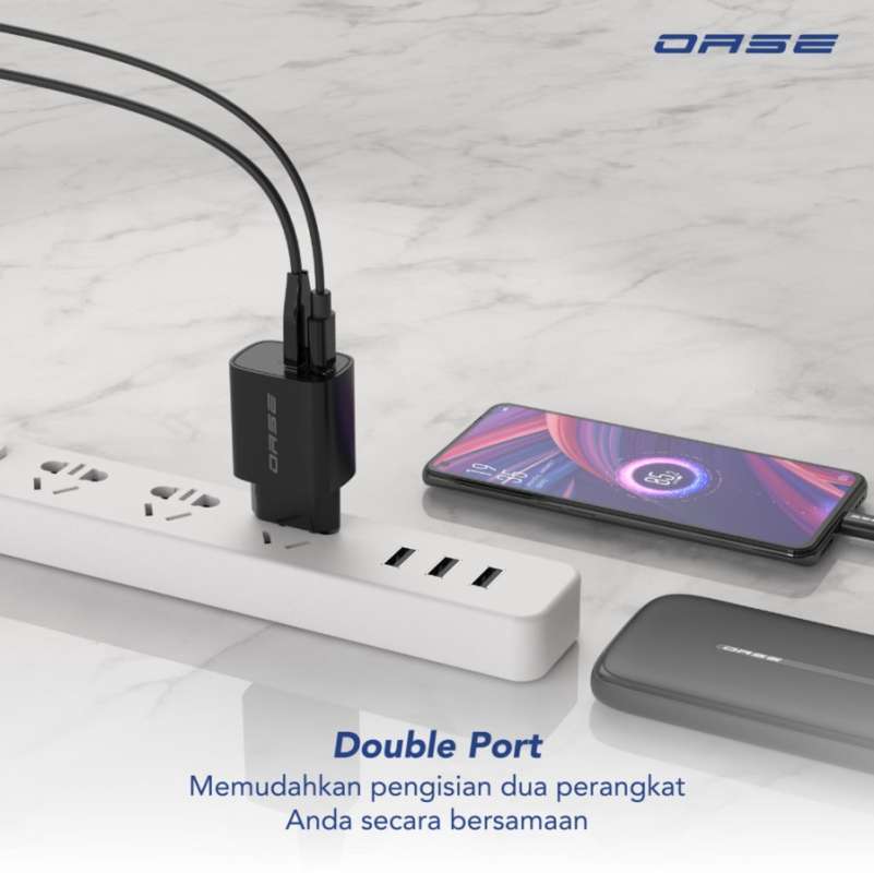 Jual Olike Smart Adaptor Charger Ori USB TypeC QC3.0 OASE CQ6 di Seller ...