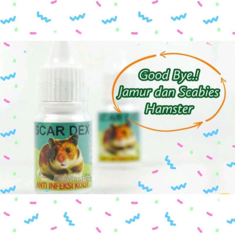 Jual Scar Dex Obat Hamster Anti Infeksi Kulit Scabies Kudis | Obat ...