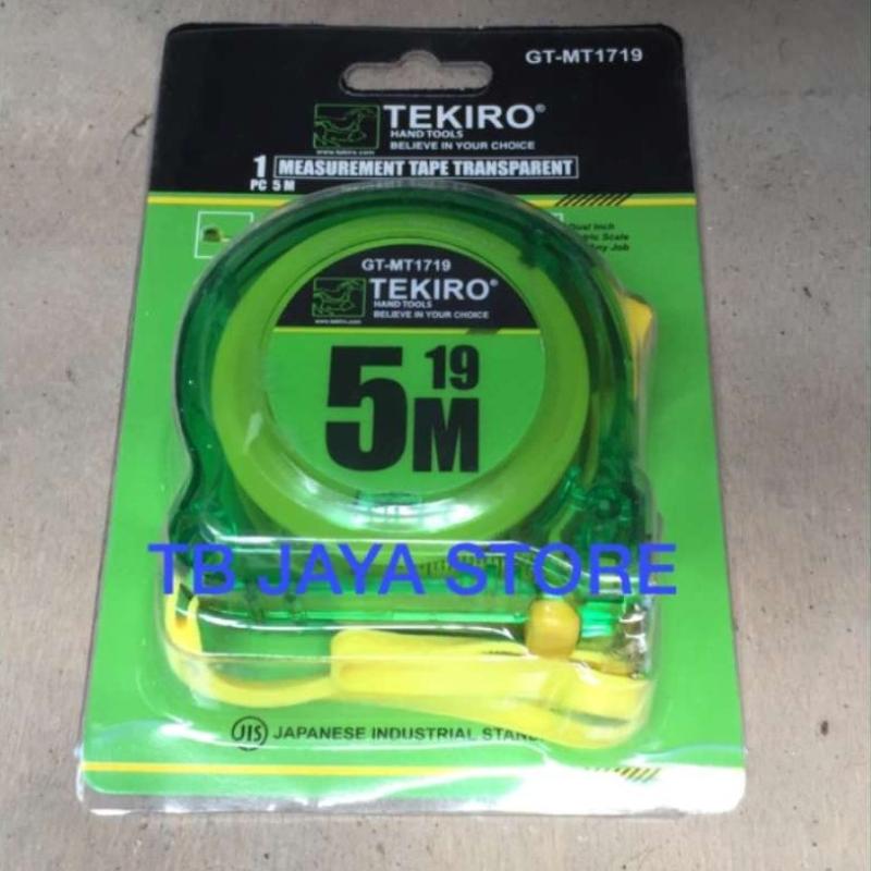 Jual TEKIRO METERAN 5 METER / MEASUREMENT TAPE 5 METER ORIGINAL ...