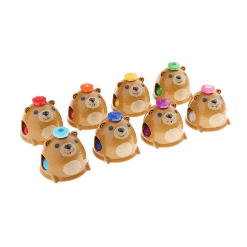 Promo 8 Notes Steel Hand Bell Mouse Appearance Hand Bells Kit Musical ...