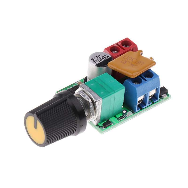 Promo Mini Small PWM DC 3V-35V 5A Motor PWM Speed Controller Speed ...