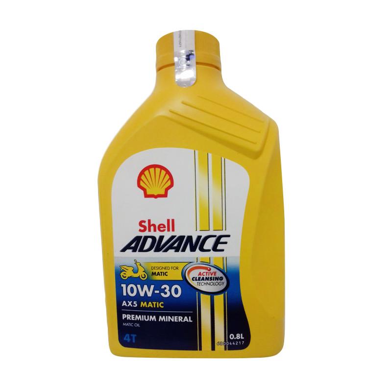Jual Shell Advance AX5 10W30 Scooter Oli Motor [0.8 L] di Seller ...