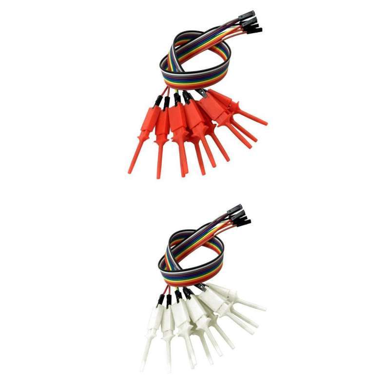 Promo New Logic Analyzer Cable Probe Test Hook Clip Line White Color ...