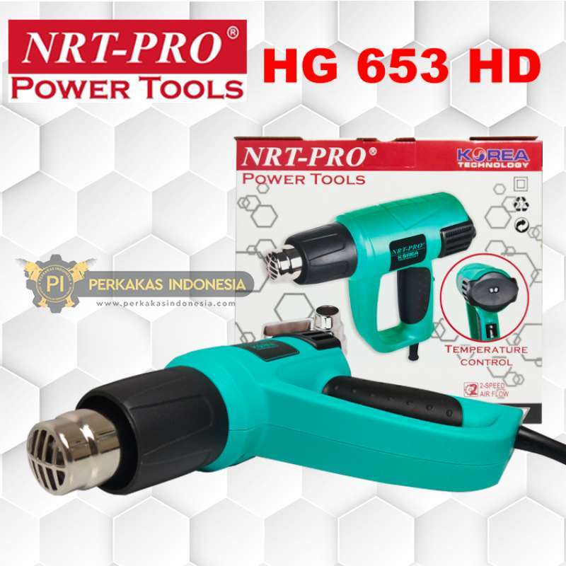 Jual Heat Gun Nrt Hg 650 Hd Mesin Hot Air Gun Nrt Pro Hg650hd Low Watt ...