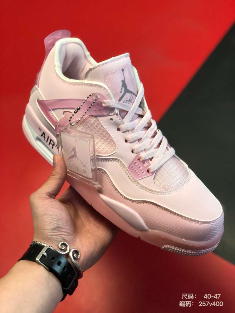 Jual 40-47 Nike Air Jordan 4 Retro Soft Leather Panel Nike Air Jordan ...