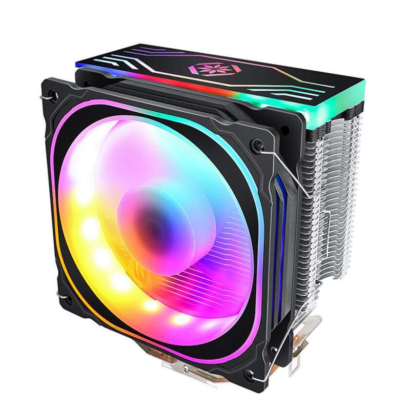 Jual RGB CPU Cooler Fan 65.5 CFM 4pin for Intel LGA1156 /1155 /775 AM2 ...