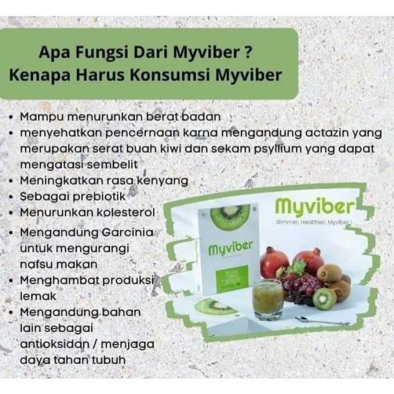 Jual Myviber Myfiber Mci Pelangsing Dan Detox Fiber Herbal Diet Rasa ...