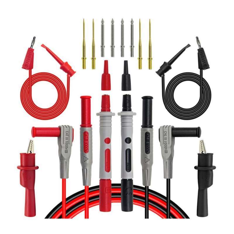 Jual 8x Multi Meter Test Probe Multimeter Test Set Kit Banana Test ...