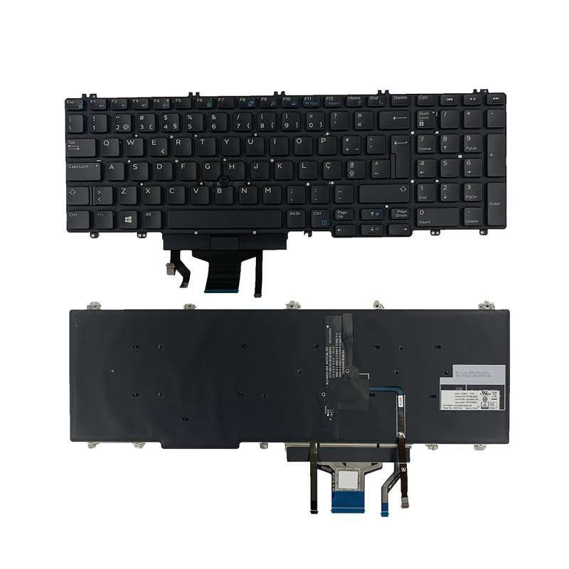 Jual Laptop Keyboard Portuguese Layout For Dell Precision 7730 M7530 ...