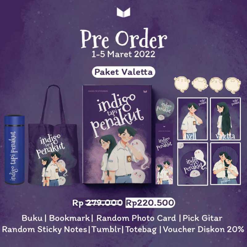 Jual Pre Order Paket Novel Indigo Tapi Penakut FIksi Remaja Angelyn ...