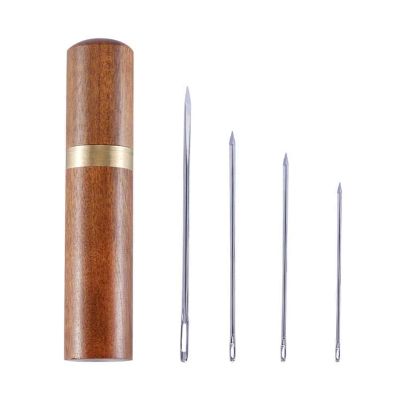 Jual 4 Sizes Hand Sewing Needle, Large Eye Stitching Needles with ...