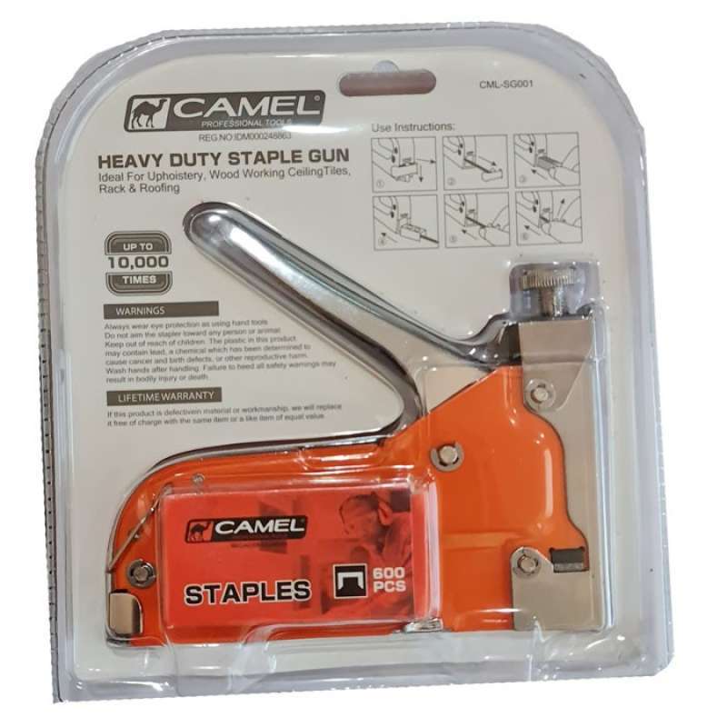 Jual Camel Heavy Duty Staple Gun Cml-sg001 - Stapler Jok Motor Di ...
