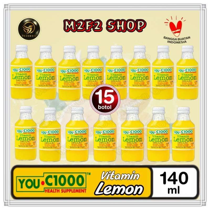 Promo YOU C1000 Vitamin Lemon | YOU C 1000 Lemon - 140 ml (Kemasan 15 ...