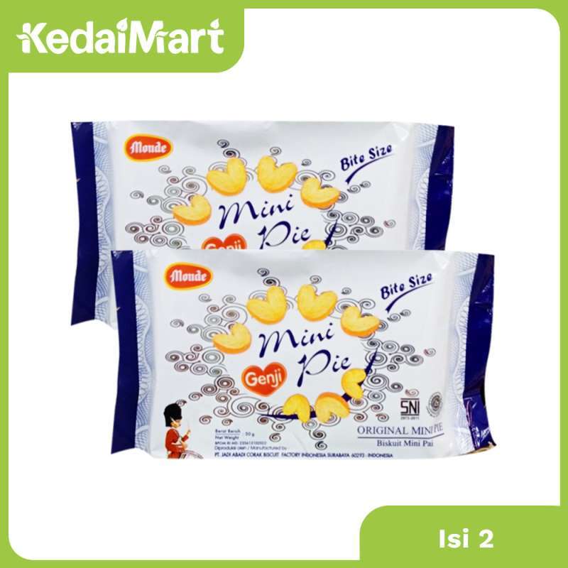 Jual Genji Monde Original Mini Pie 2 x 50 Gram di Seller KedaiMart ...