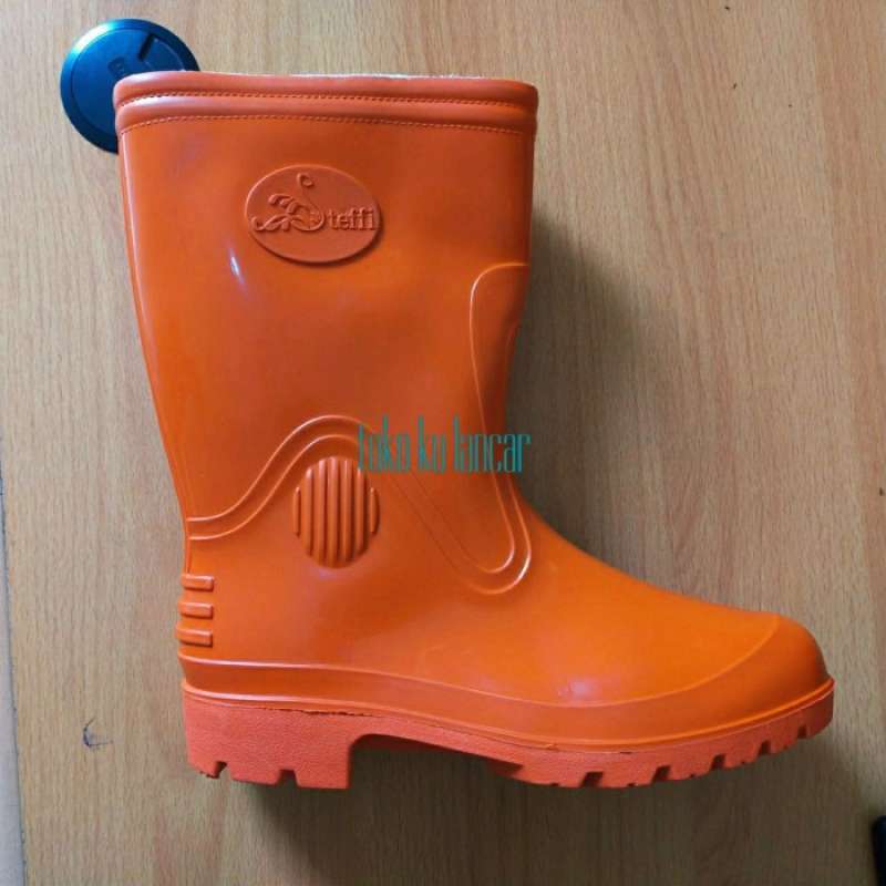 Jual Sepatu boot sepatu proyek karet safety pendek pria dan wanita ...