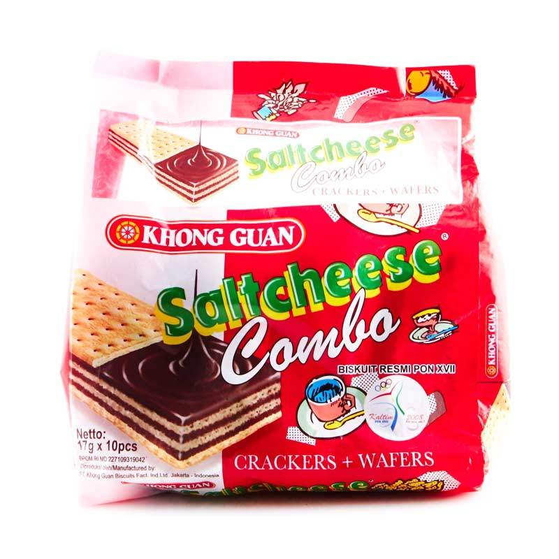 Jual Khong Guan Combo Bag Saltcheese Biskuit [17 g x 10 pcs] di Seller ...