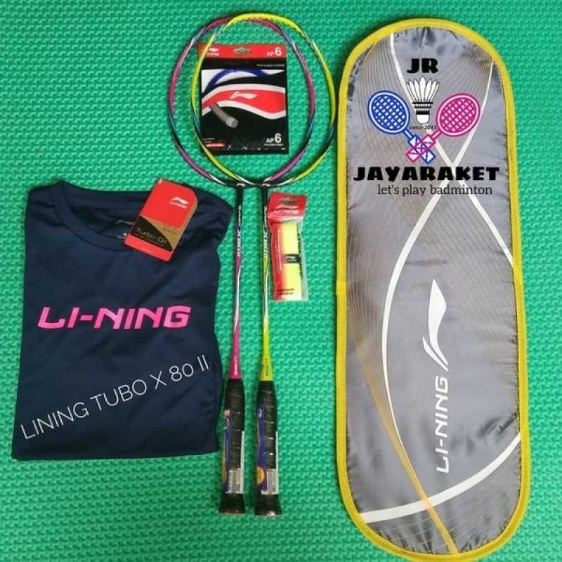 Jual Free Pasang Senar Raket Badminton Lining Turbo X 80 Gen Ii/90 Gen ...