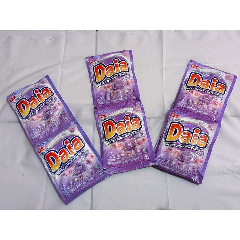 Jual Daia Detergen Bubuk Daia Softener 55gr (6 Sachet) Di Seller Giga ...