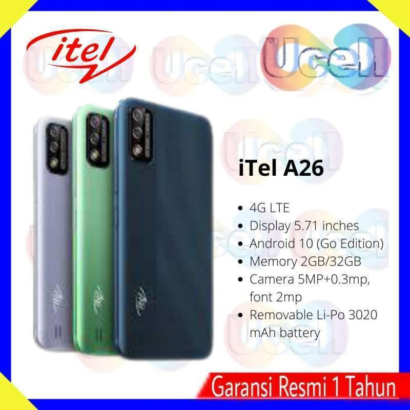 Jual Itel A26 Smartphone [ 2/32gb ] Di Seller Hany Phone Cell - Tugu ...