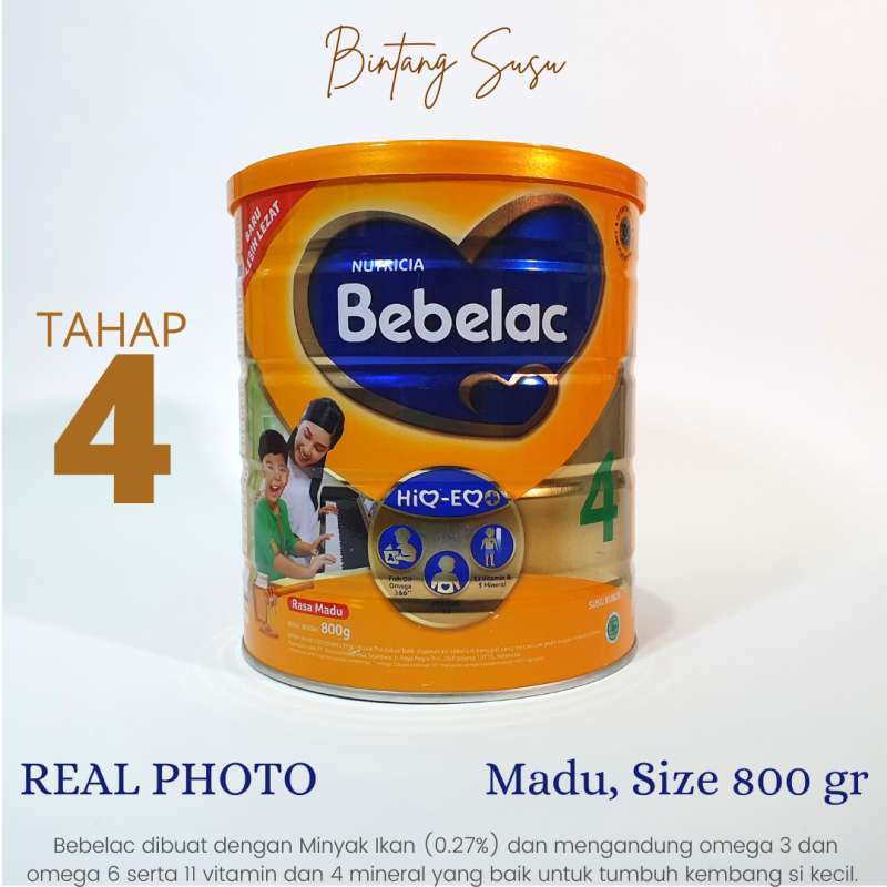 Jual Susu Bebelac 4 Madu 800 Gr Formula Pertumbuhan Anak Usia 3-6 Tahun ...