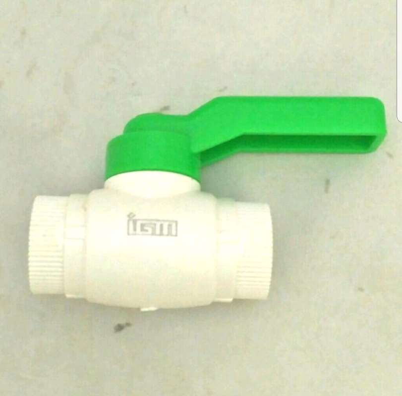 Jual Stop kran 1/2 inch pvc putih IGM, ball valve 1/2 inch, stop kran ...