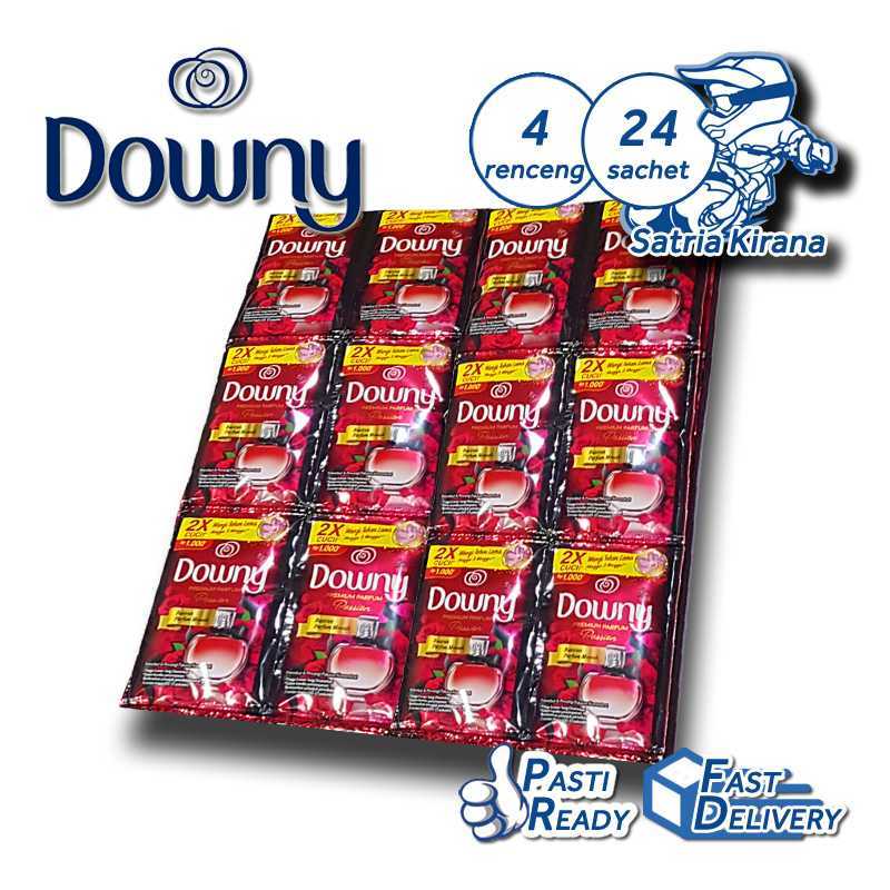 Jual Downy Passion [20 mL x 24 pcs | 4 Renteng] Merah Pelembut Pewangi ...