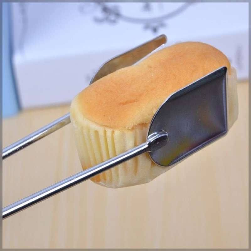 Jual Capitan Makanan Jepitan Bbq Arang Pencapit Gunting Stainless ...