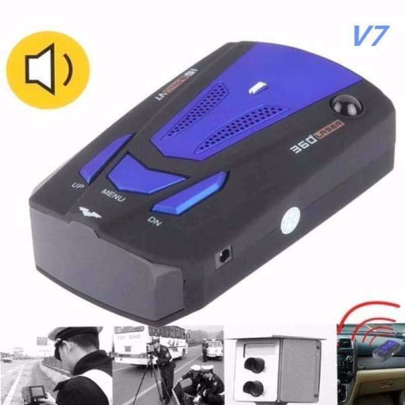 Jual SPEED RADAR DETECTOR + GPS + LASER-DETEKSI KECEPATAN MOBIL -BIRU ...