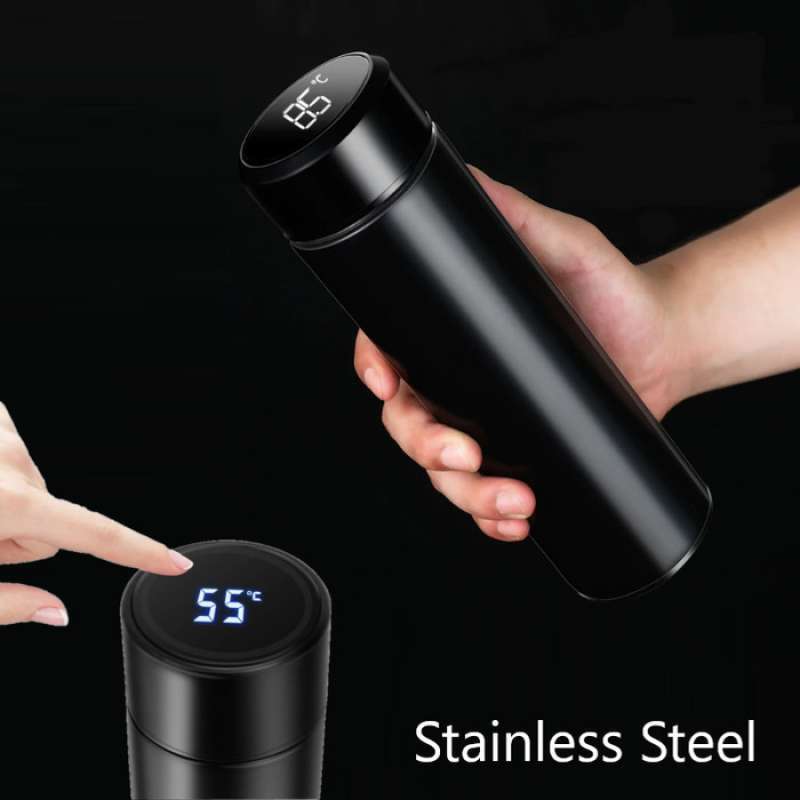 Jual BOTOL MINUM TERMOS LED DIGITAL TEMPERATURE DISPLAY 500ML - CHEN ...
