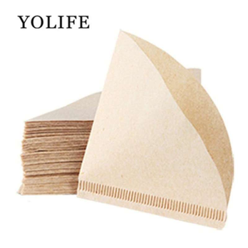 Jual KERTAS FILTER SARINGAN KOPI ESPRESSO V60 DRIP COFFEE 100PCS SMALL ...