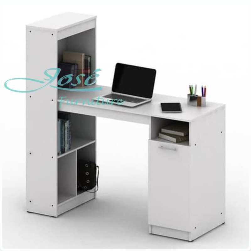 Jual Meja Komputer Ada Rak Susun Lemari Dan Laci Serbaguna Design ...