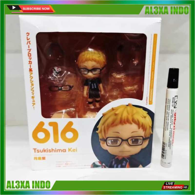 Jual Nendoroid 616 Figure Nendo 616 Tsukishima Kei Nendoroid Recast Go ...