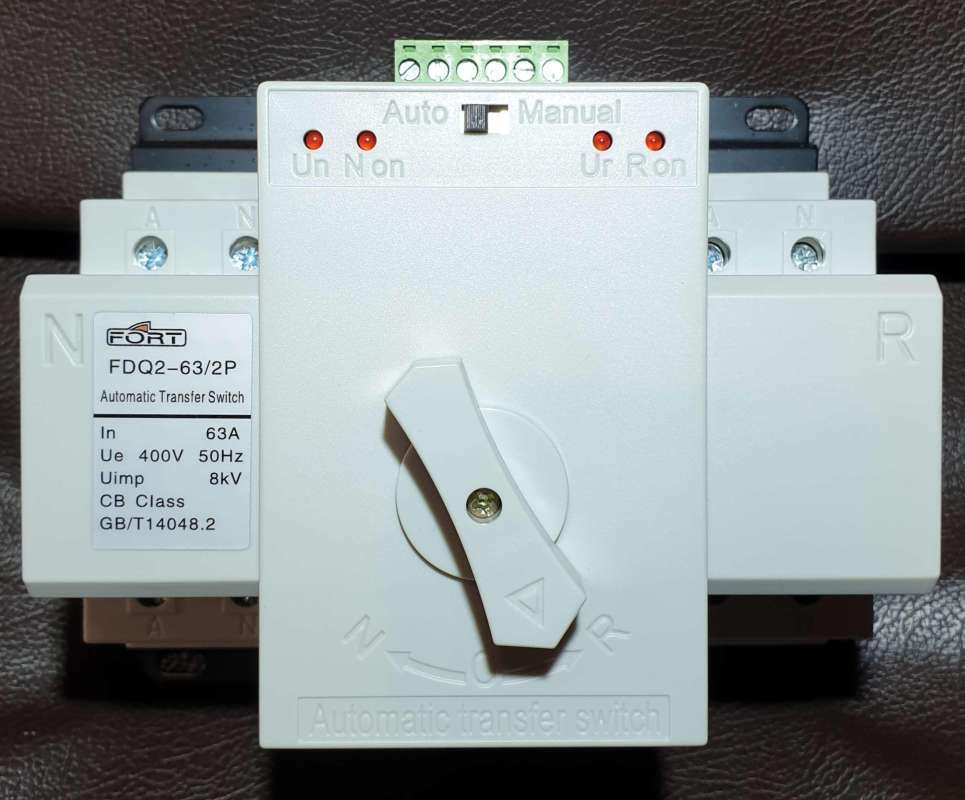 Jual fort automatic transfer switch PLN ke Genset atau Inverter ...
