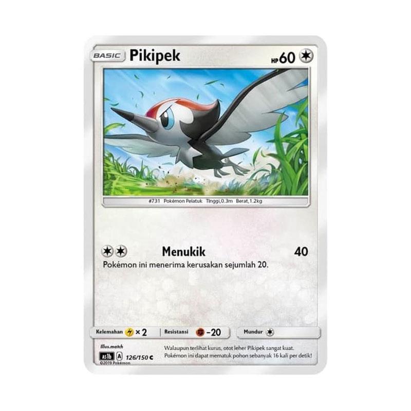 Jual Pokemon Indonesia Trading Card Pikipek AS1b 126-150 C di Seller ...