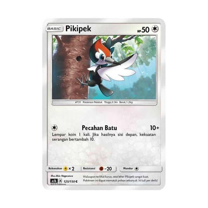 Jual Pokemon Indonesia Trading Card Pikipek AS1b 125-150 C di Seller ...